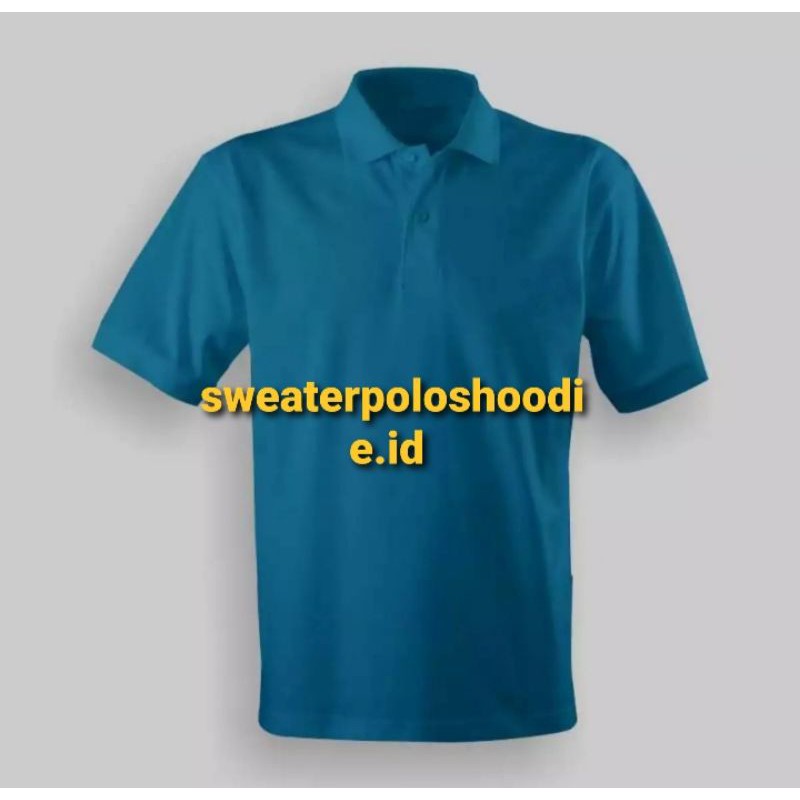 Jual Polo Shirt Polos Warna Biru Turkish Pria & Wanita | Shopee Indonesia