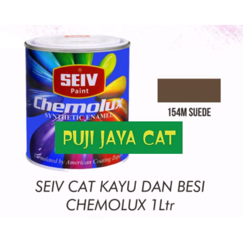 Jual SEIV 154M SUEDE COKLAT DOFF CAT BESI 1L | Shopee Indonesia