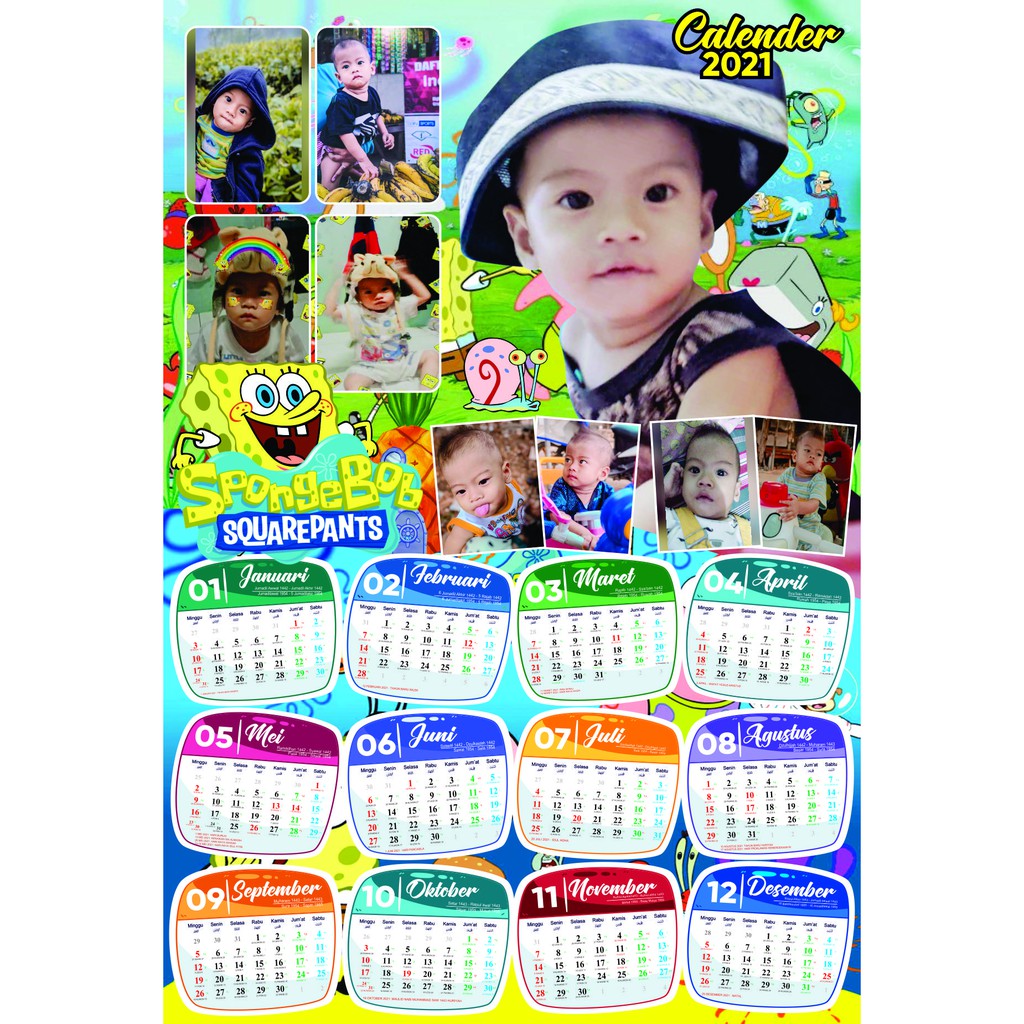 Jual Kalender 2021/ KALENDER Custom / KALENDER FOTO | Shopee Indonesia