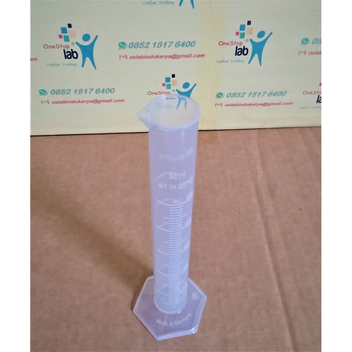 Jual VITLAB Measuring cylinder PP 50 ml Gelas ukur plastik 50 cc | Shopee Indonesia