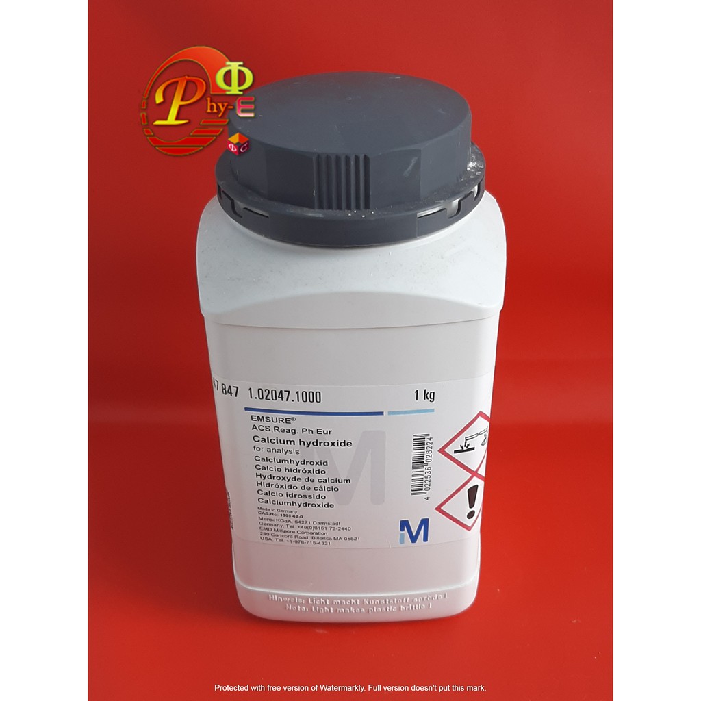 Jual Calcium Hydroxide / CaOH / Ca(OH)2 / Kalsium Hidroksida Analis Per ...