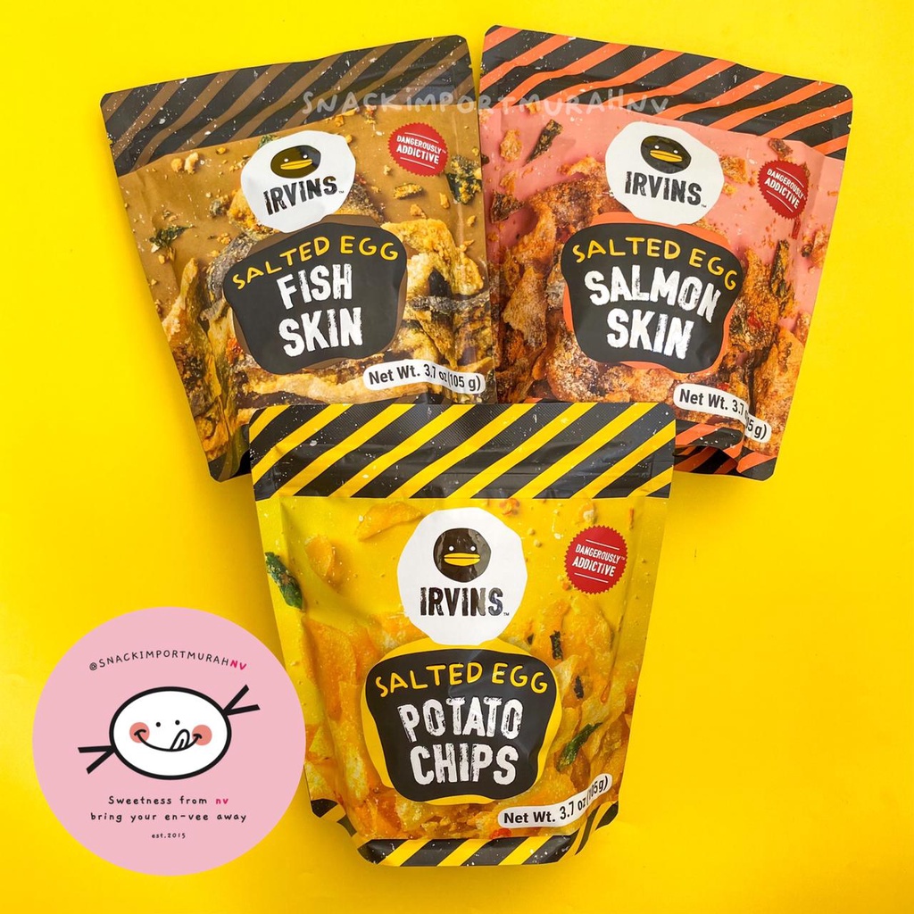 Jual Irvins Salted Egg Fish Skin/ Potato Chips / Salmon Skin ... Jual Irvins Salted Egg Fish Skin/ Potato Chips / Salmon Skin ...