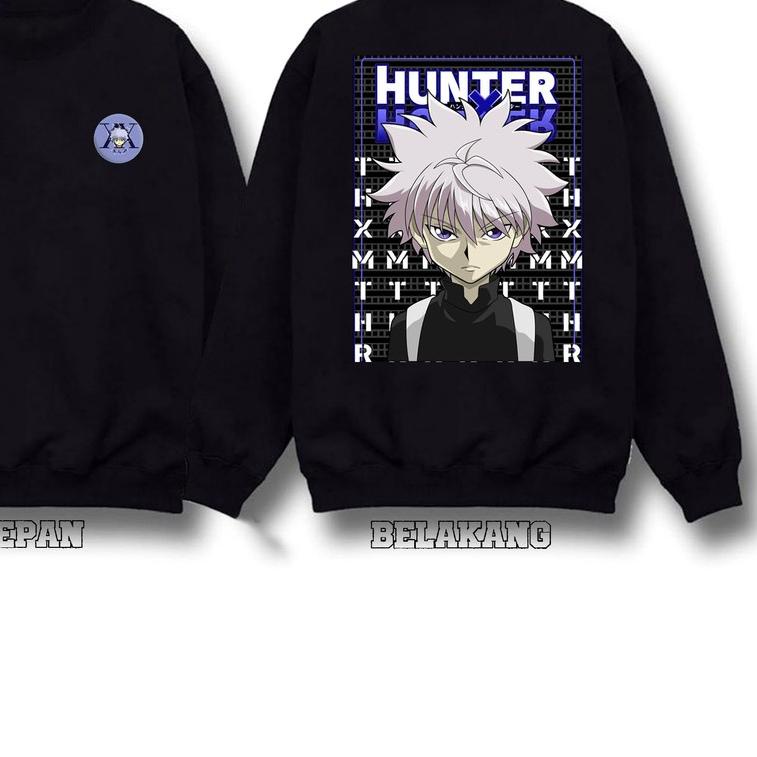 Jual SWEATER CREWNECK KILLUA ZOLDYCK HUNTER X HUNTER GON FREECSS ...