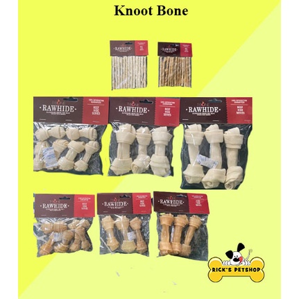 Jual Snack Tulang-Tulangan Gigitan Anjing Knot Bone Knoot Bone All ...