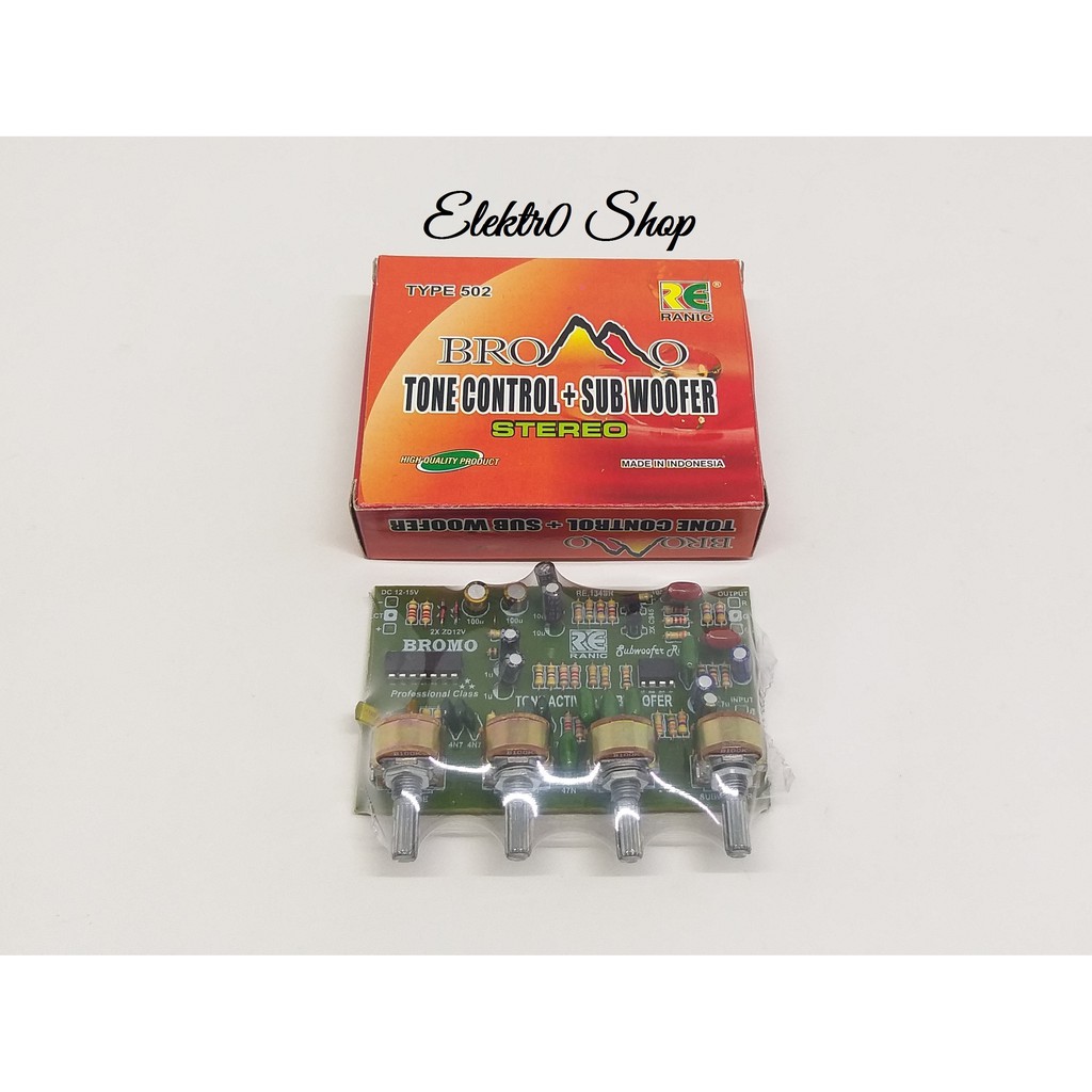 Jual Kit Ranic Bromo Tone Control Plus Sub Woofer Stereo Type 502 ...