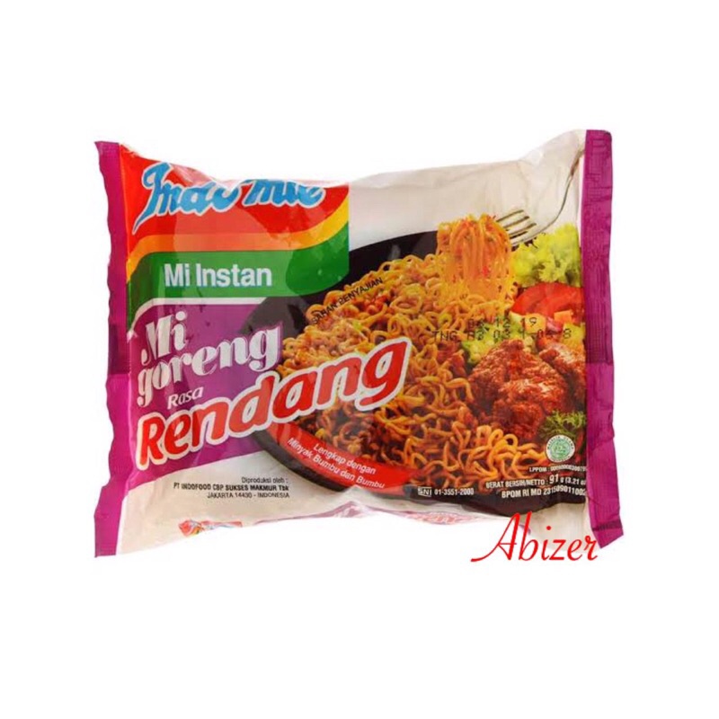 Jual INDOMIE GORENG AYAM POP / MIE GORENG / MIE ACEH / MIE GORENG ...