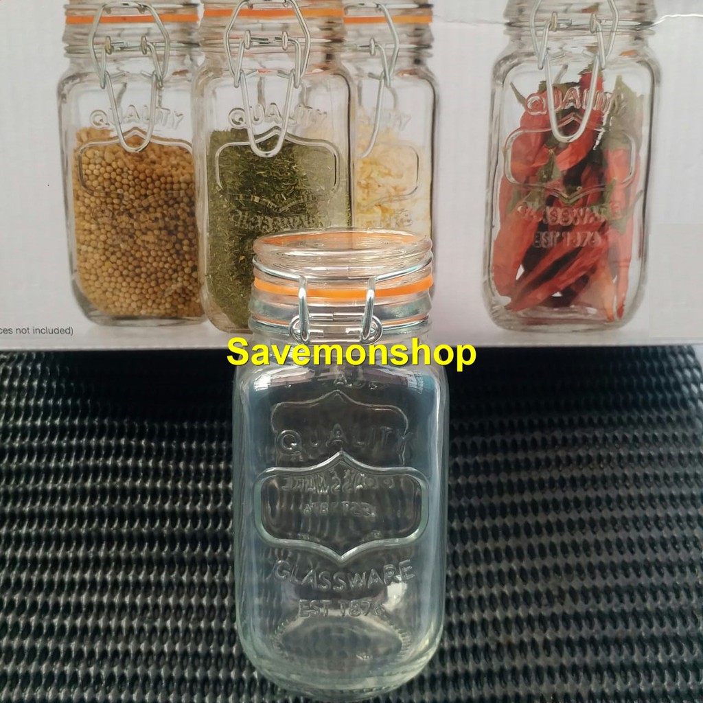 Jual Hermetico Jar Mini 170 mL | Botol Lada Bumbu | Toples Kaca Bumbu ...