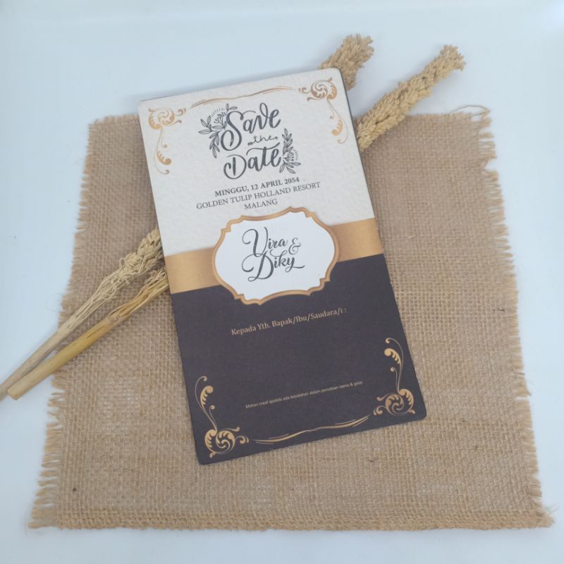 Jual Undangan Pernikahan Rustik Murah Kekinian Unik [Kode: LG 82 ...