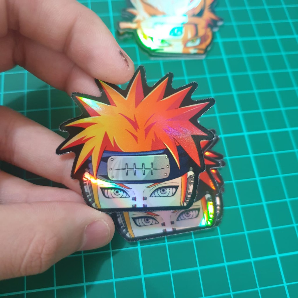 Jual Sticker Hologram Anime - PHS03 - Pain Naruto | Shopee Indonesia