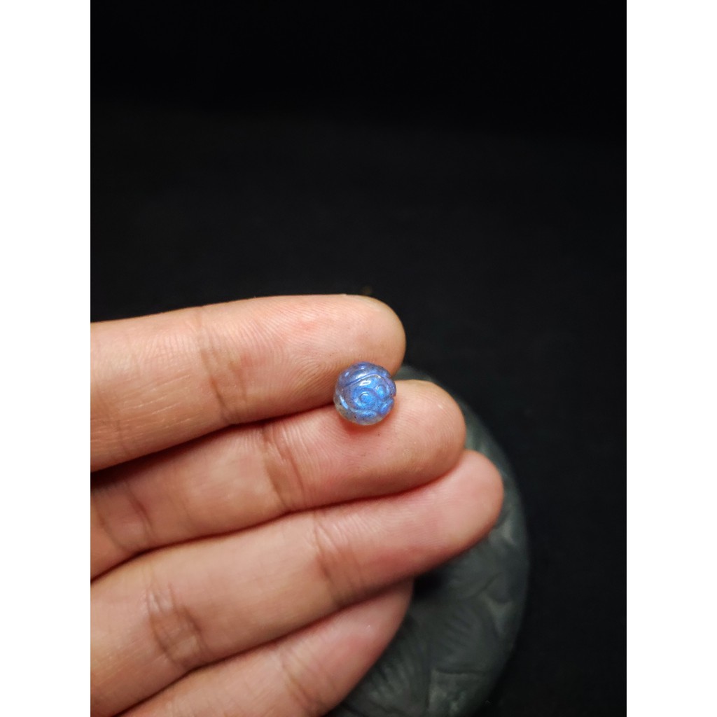 Jual Bead Batu Labradorite Moonstone Motif Awan Magic Stone Super 8mm ...