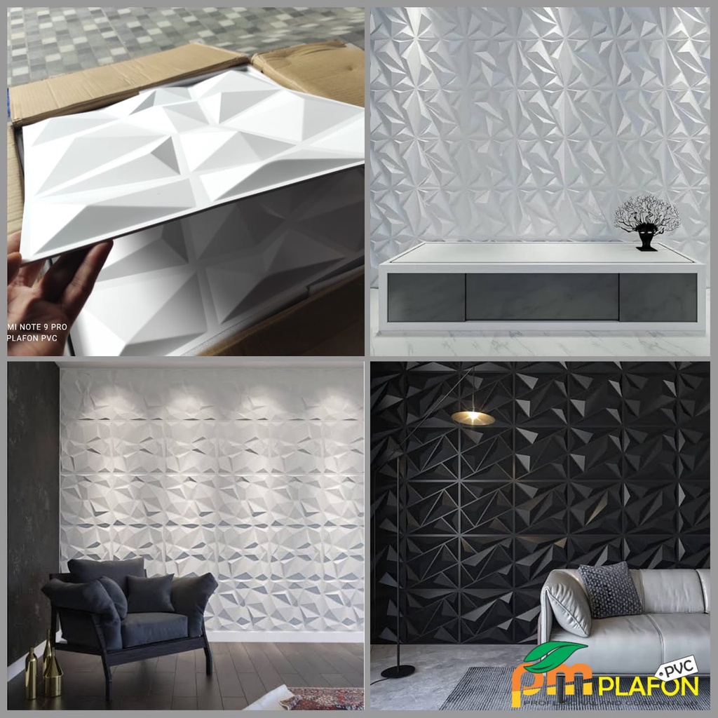 Jual WALL PANEL 3D PVC /WALLPAPER 3D/WALLPAPER TIMBUL /TRIDEE WALLPAPER ...