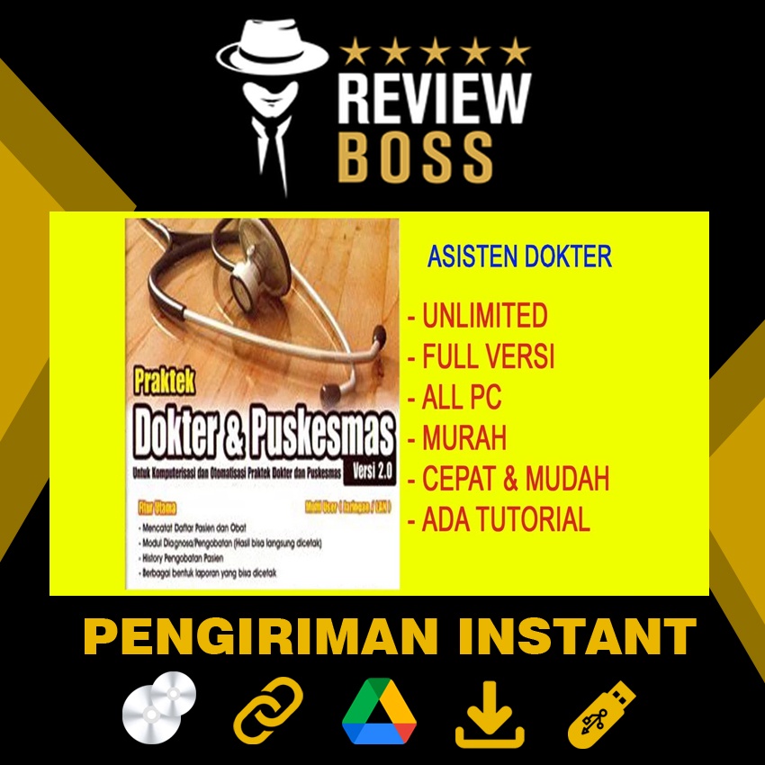 Jual APLIKASI PRAKTEK PRAKTIK DOKTER DAN PUSKESMAS KLINIK PUSKES APOTEK ...