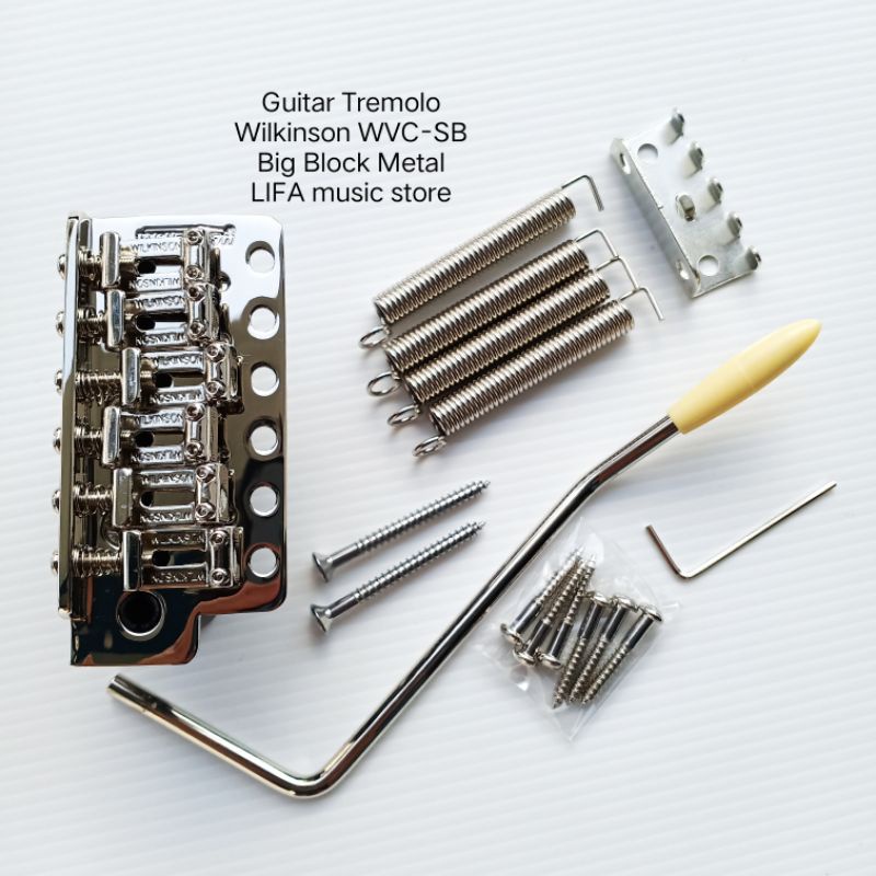 Jual Guitar Tremolo Wilkinson WVC-SB Big Block Metal | Shopee Indonesia