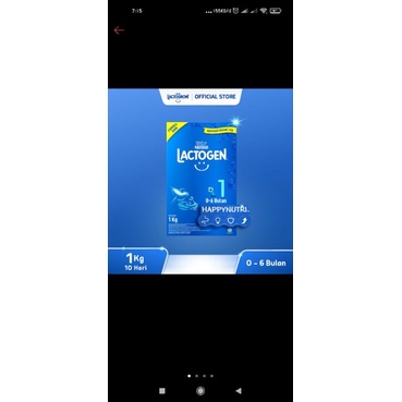 Jual Lactogen 1 Susu Formula 0-6 Bulan Box 1Kg | Shopee Indonesia
