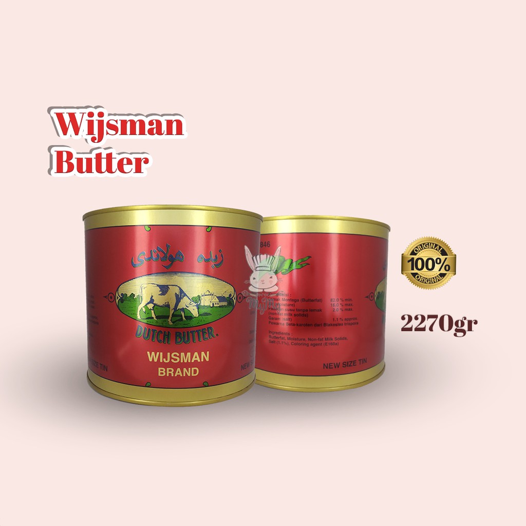 Jual [READY] Wisman Butter Dutch Original 2270 gram Mentega Wysman ...