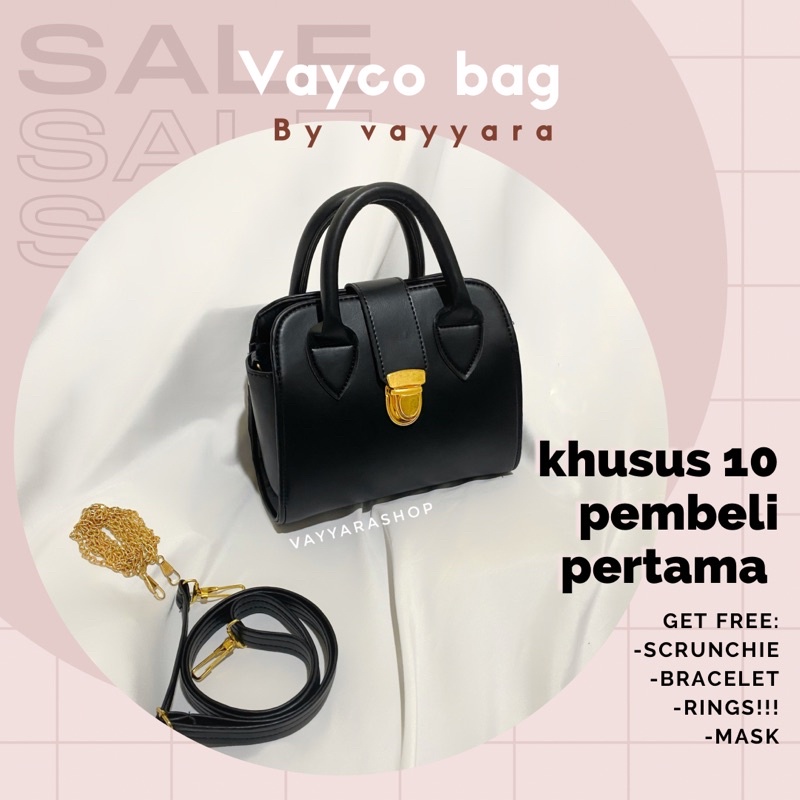 Jual [CoD] Vayyara Valco bags Premium dapat 2 tali panjang | Shopee ...