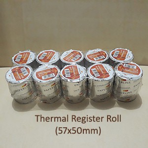 Jual Kertas Thermal / Register Roll 57x50 mm | Shopee Indonesia