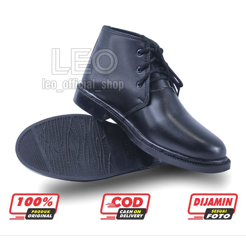 Jual Sepatu PDH DOFF Satpam Security TNI Tali Pria Sepatu Dinas PDH TNI ...