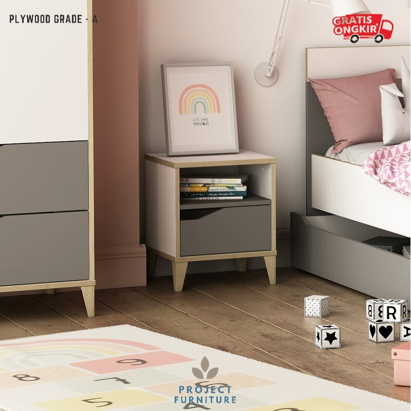 Jual Latopia Genius - Meja Samping Tempat Tidur Laci Smart Kids ...