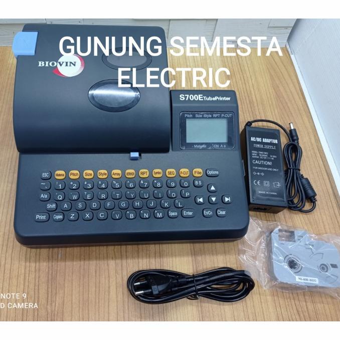 Jual Mesin Print Cetak Marker Tube Biovin S700E Untuk Omt Kabel Marker ...