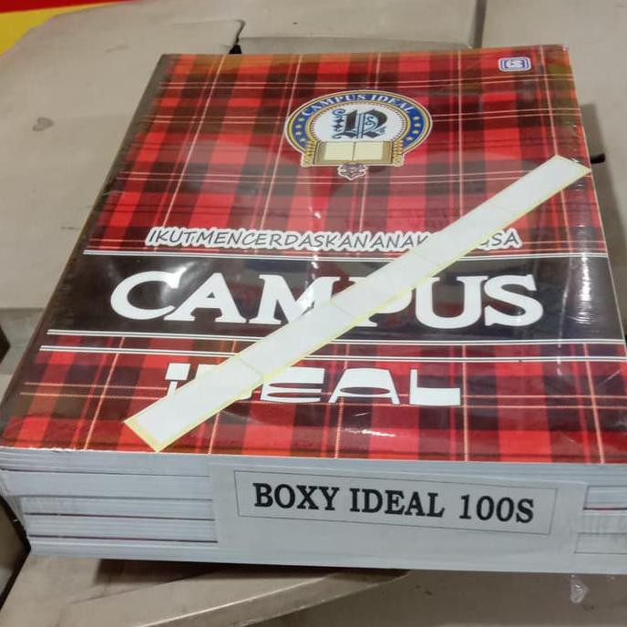 Jual BUKU TULIS CAMPUS IDEAL 100 LEMBAR /PACK | Shopee Indonesia