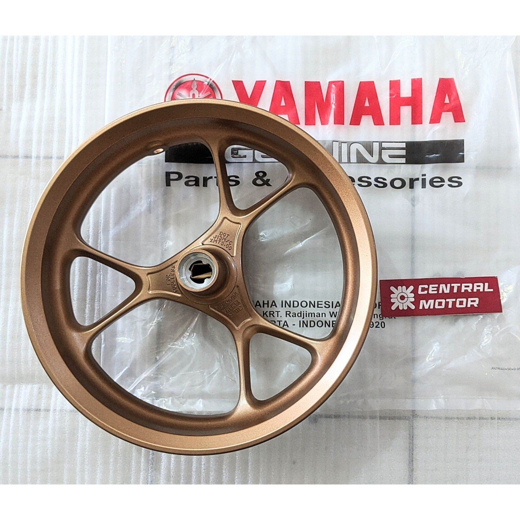 Jual VELG PELEK PELAK DEPAN NEW NMAX NEW GOLD EMAS ORIGINAL ASLI YAMAHA ...