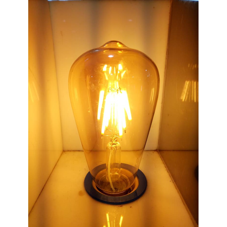 Jual LAMPU LED Filament Filamen Edison Bulb 4 W | 4 WATT 4W | Sinar Pijar | Nyala Warm White ...
