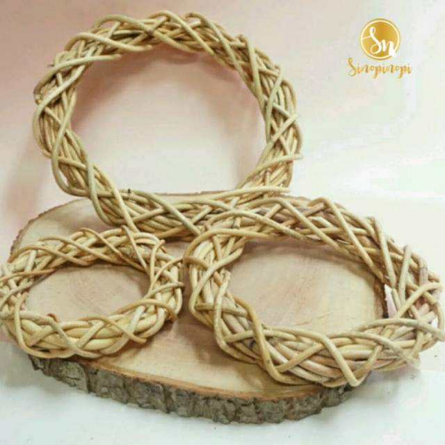 Jual RING ROTAN KEPANG | DRIED FLOWER RUSTIC LAMARAN NIKAH DEKORASI ...