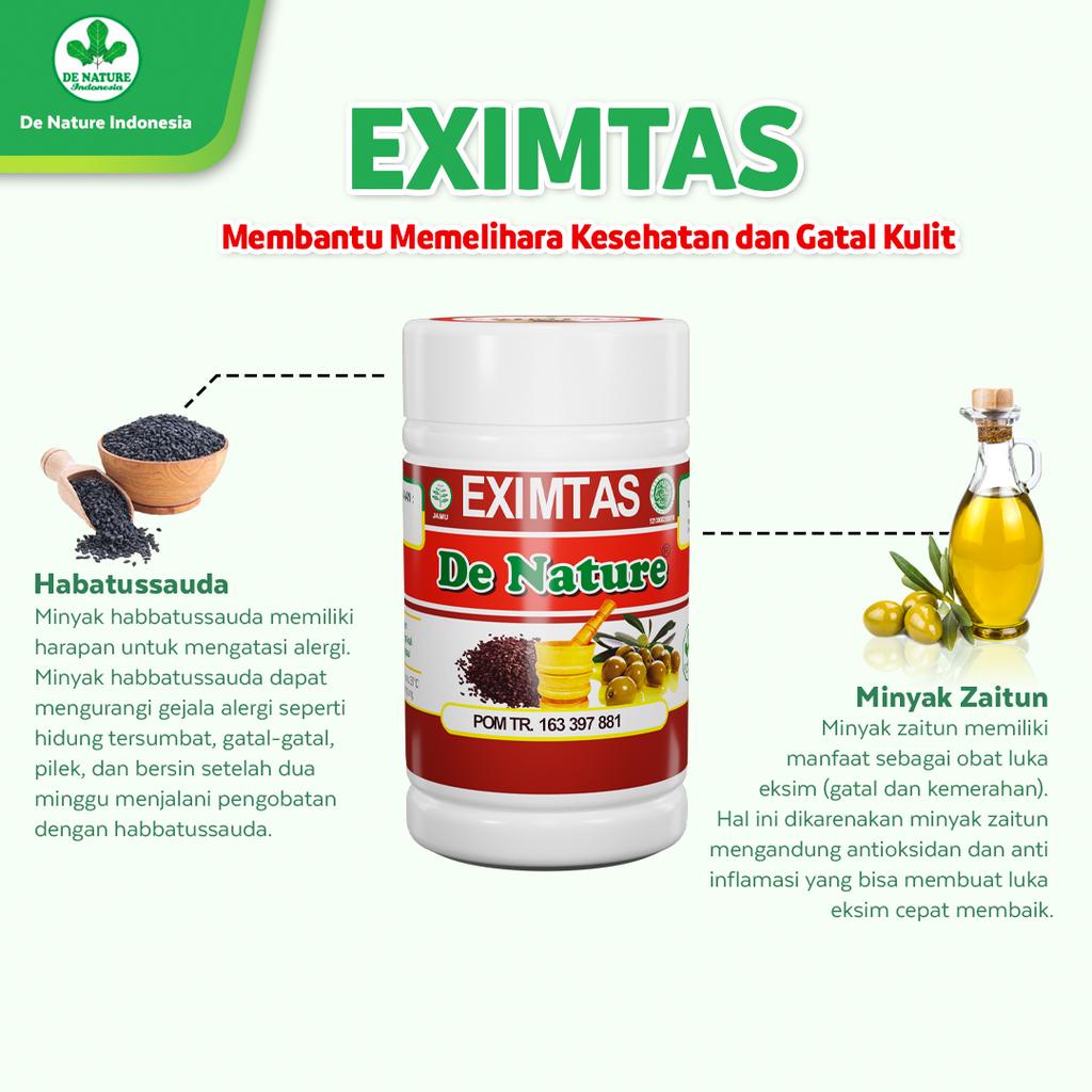 Jual Obat Gatal Exim, Kapsul Eximtas De Nature | Shopee Indonesia