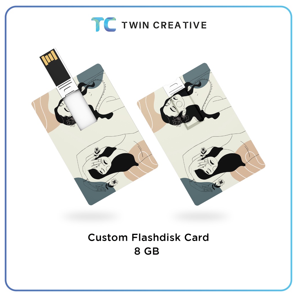 Jual Flashdisk Card Souvenir Custom Print - Flashdisk 8Gb | Shopee ...
