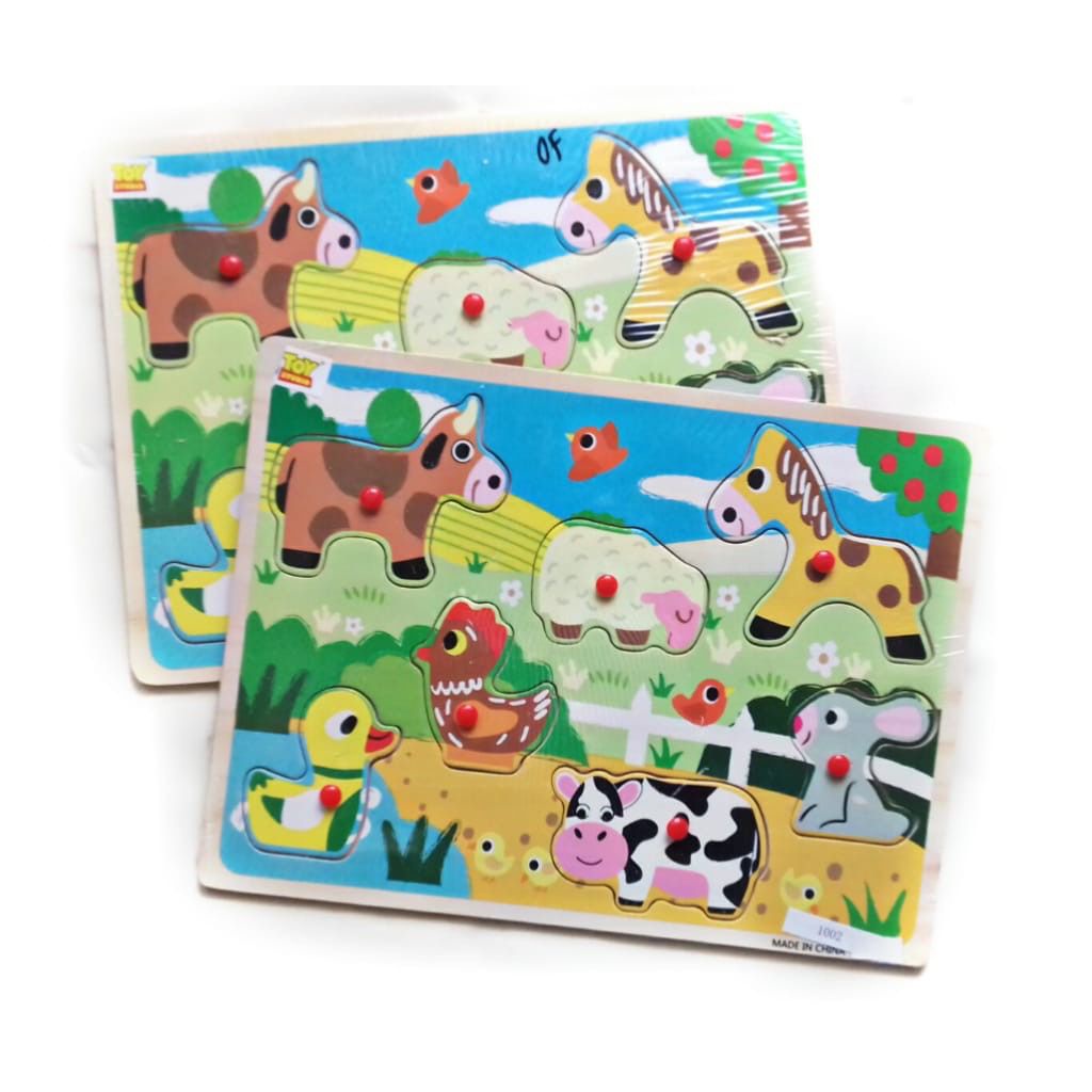 Jual Puzzle Knob Kayu / Wooden Puzzle Knob / Puzzle Paku / Mainan ...