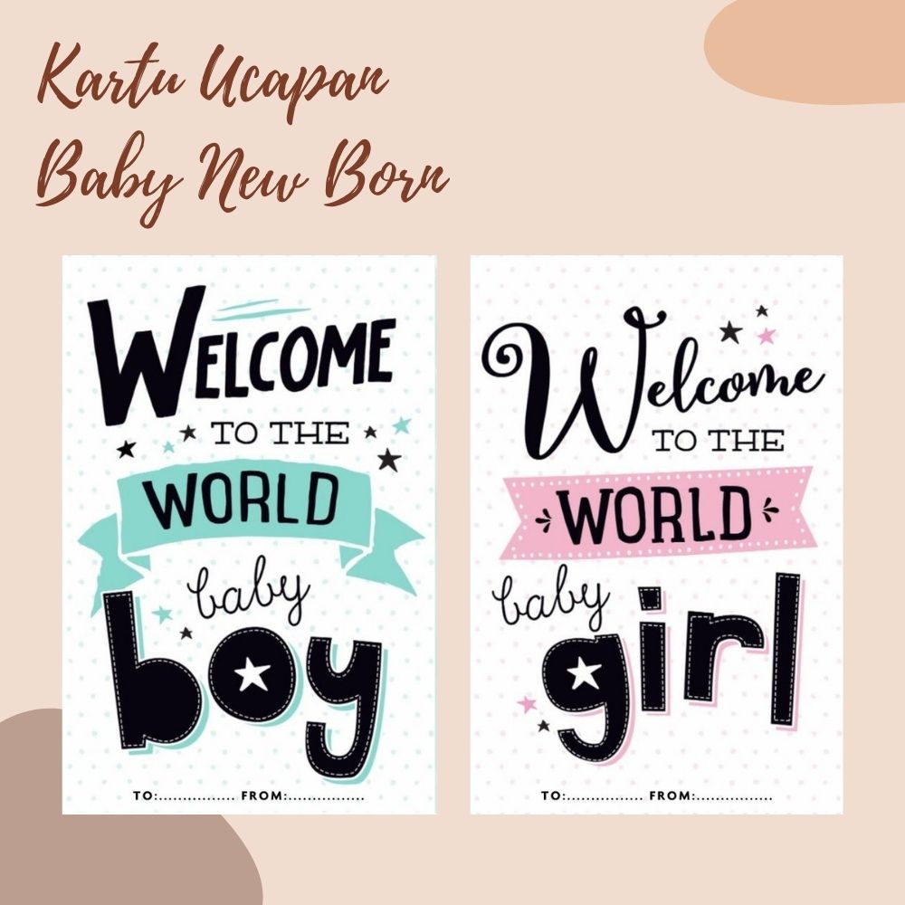 Jual THANKS CARD KARTU UCAPAN BABY NEW BORN BAYI BARU LAHIR part 3 by ...