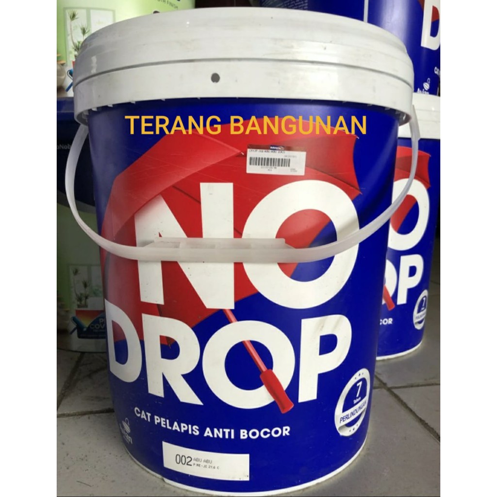 Jual CAT PELAPIS ANTI BOCOR NODROP (1PAIL = 20KG) /NO DROP 20KG | Shopee Indonesia