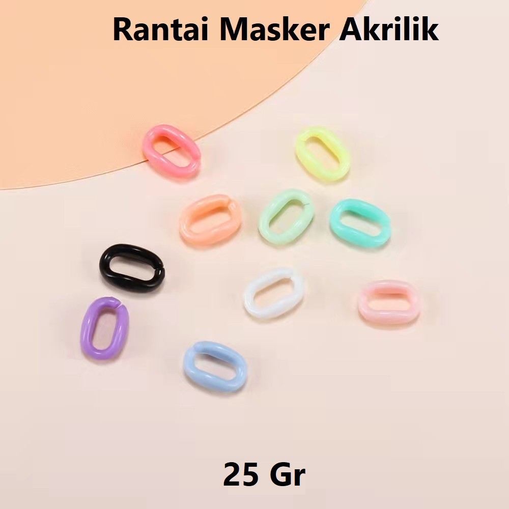 Jual Manik Mote Pastel Strap Masker Akrilik / Rantai Masker Akrilik ...