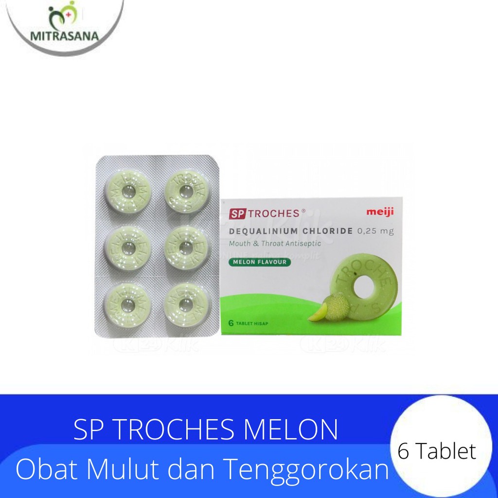 Jual SP Troches Melon 6 Tablet / 12 Tablet | Shopee Indonesia