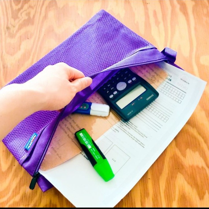 Jual Folder File Map File Zipper Pocket Kain Resleting Ukuran Folio ...