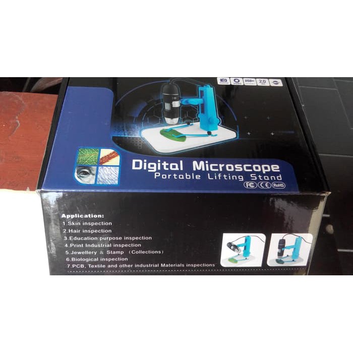 Jual Tool Microscope USB 1000X 2.0MP Model Stand mikroskop digital ...