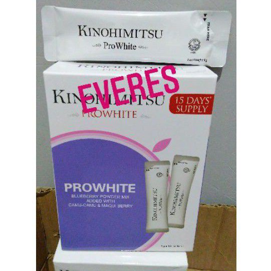 Jual KINOHIMITSU PROWHITE 1 SACHET ORIGIN SINGAPORE | Shopee Indonesia