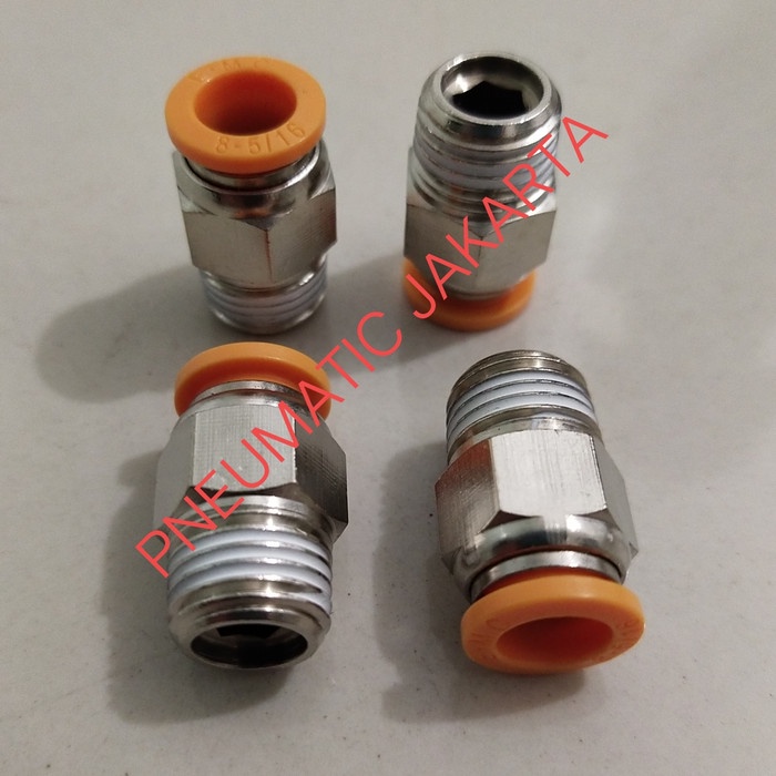 Jual Fitting Straight Lurus EPC-12-04 EMC Pneumatic | Shopee Indonesia