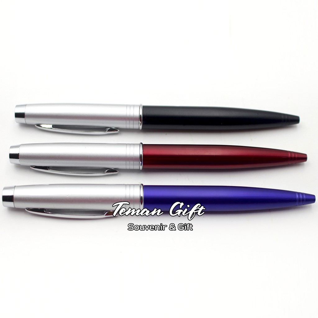 Jual Pen Metal Pulpen Stainless Besi Custom Grafir Logo Nama Ballpoint ...