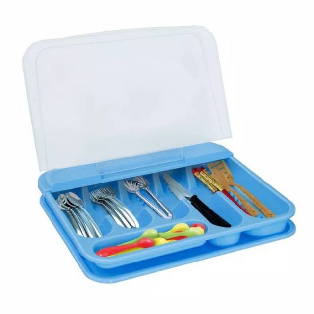 Jual Tempat Sendok Rovega Sekat 6 Cutlery Set HCT1000 (Food Grade ...