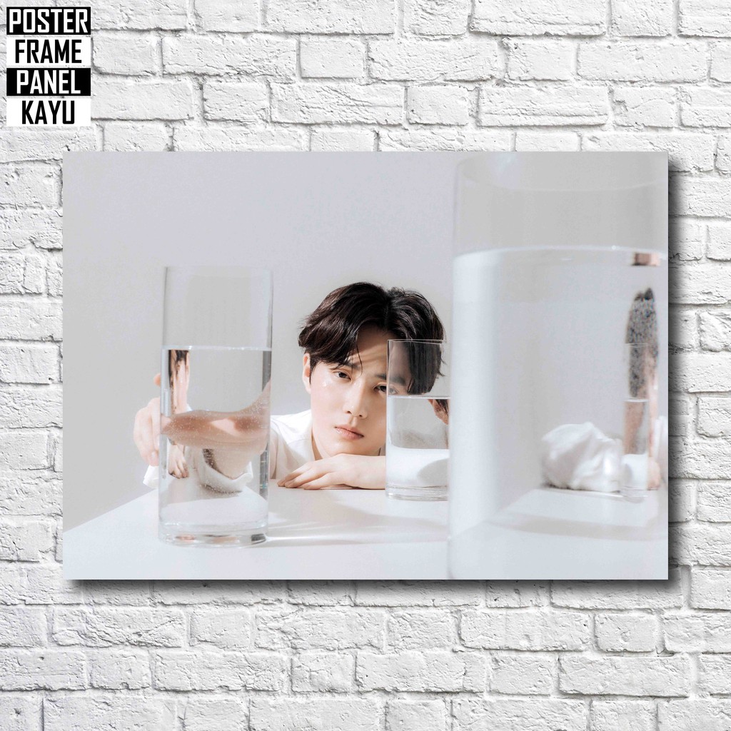 Jual Poster EXO Suho Self Portrait Frame Kayu Solid A4 SHO005 | Shopee ...