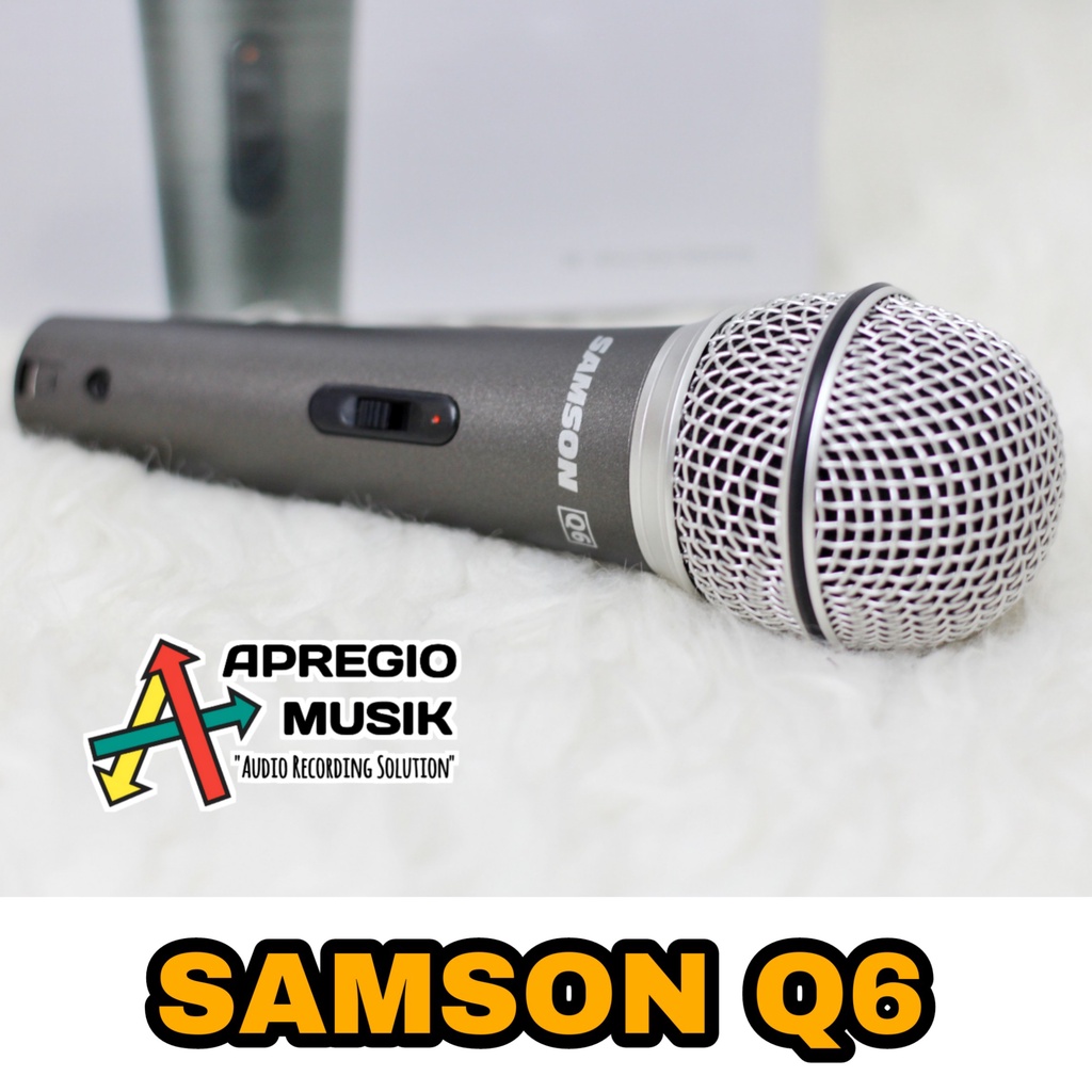 Jual Samson Q6 Q 6 Professional dynamic microphone | Shopee Indonesia