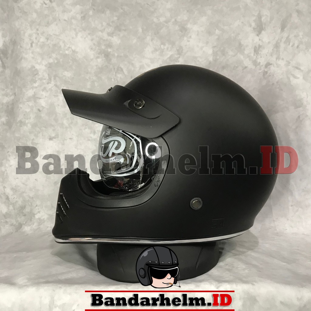 Jual HELM JPX RETRO CLASSIC JPX MODEL CAKIL JP SIGNATURE SOLID ORIGINAL ...