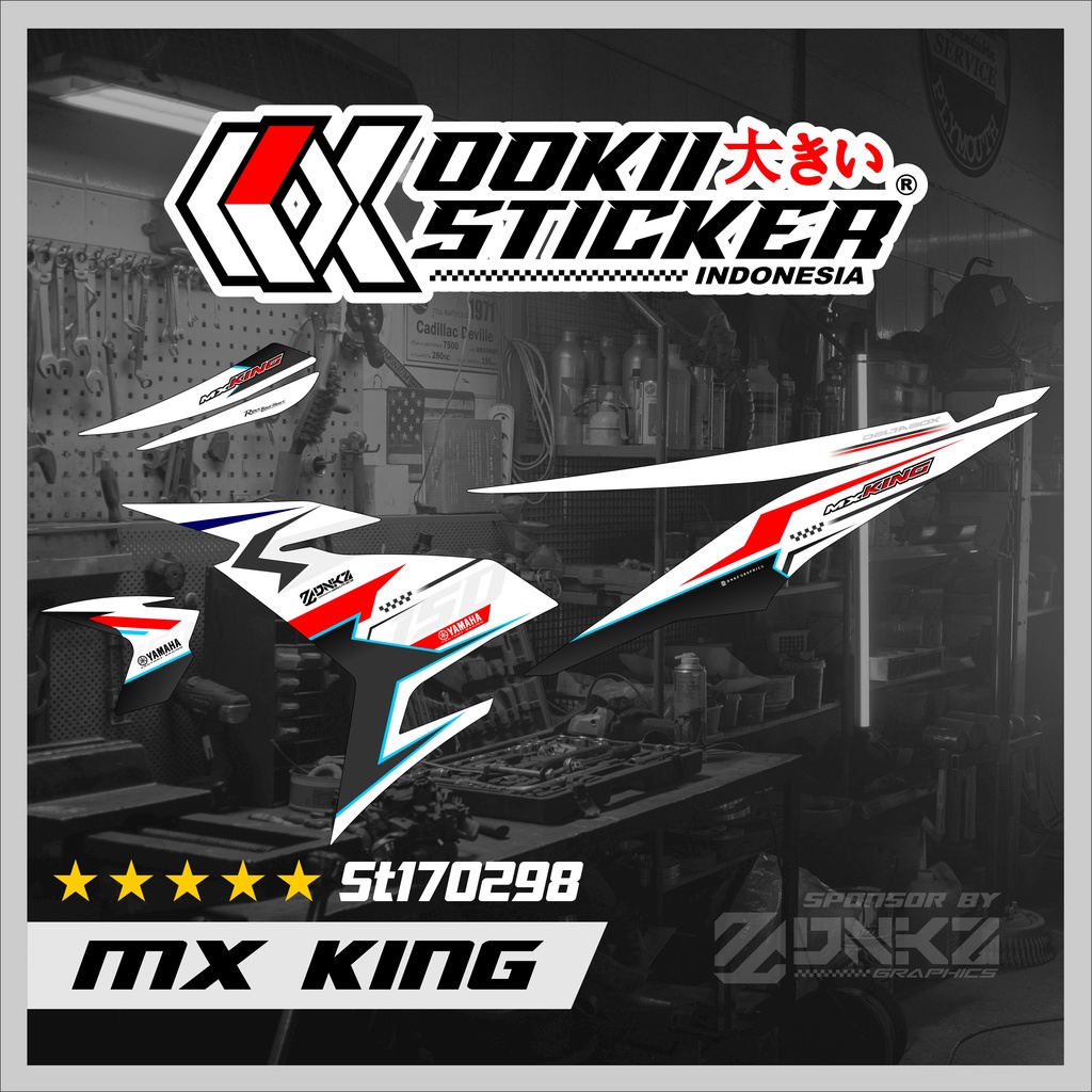Jual Stiker MX King 150 Decal Striping MX King 150 Premium Racing ...