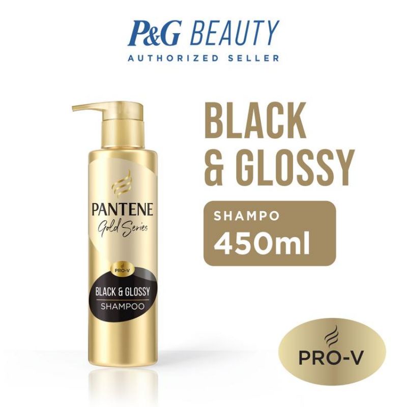 Jual Shampoo Pantene Gold Series Smooth and Sleek 450ML Pantene Shampoo Gold Series Strong and ...