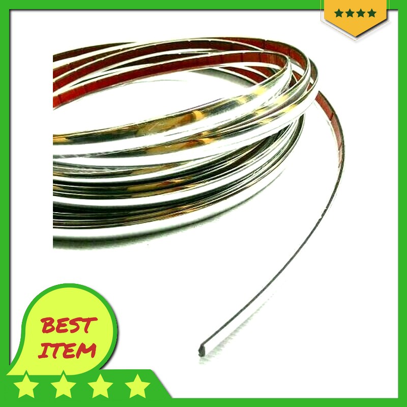Jual list moulding chrome bemper bumper mobil 8 mm variasi modifikasi ...