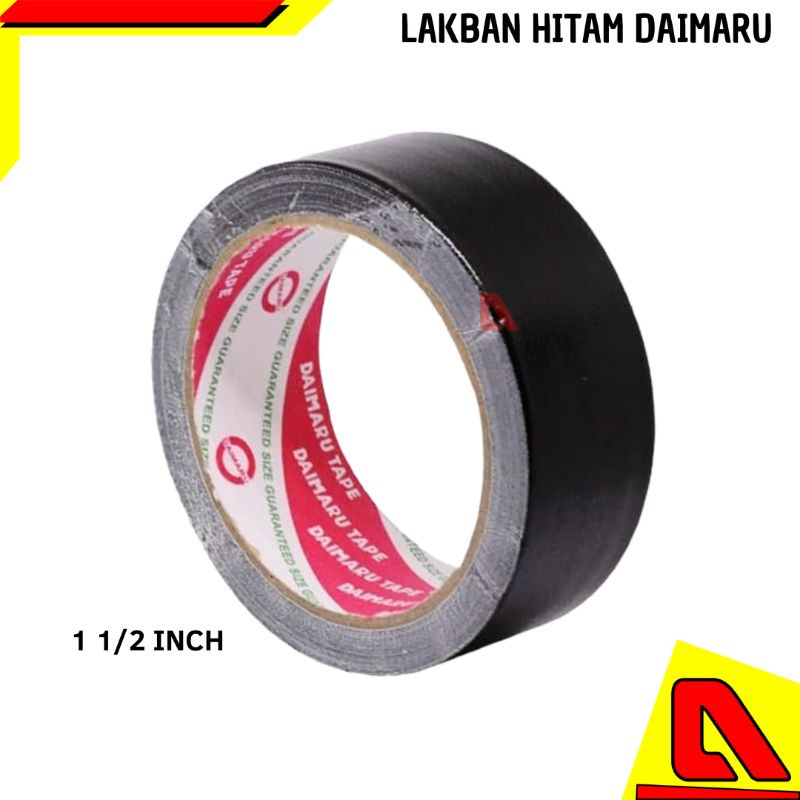 Jual LAKBAN HITAM DAIMARU BESAR KECIL PLAKBAN HITAM DAIMARU 1 INCH 1 1/ ...