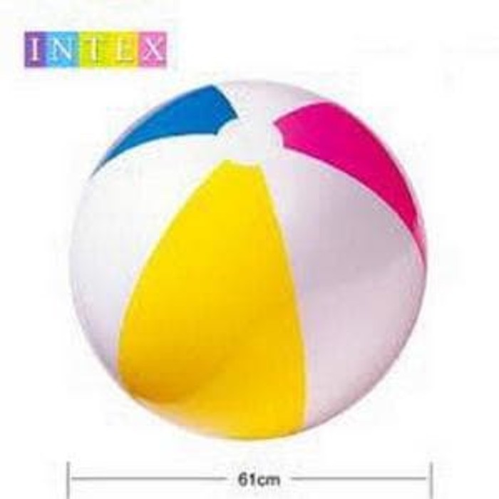 Jual Intex 59030 bola renang pantai kola mainan inflatable beach ball ...