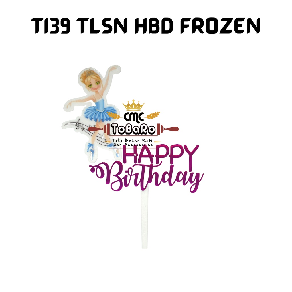 Jual Topper Hbd Frozen | Hiasan Kue Tart | Hiasan Kue | Topper Hbd ...